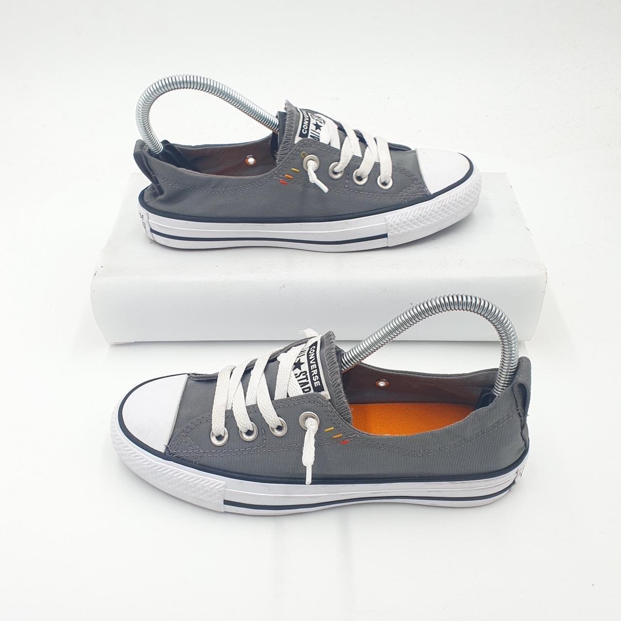 CONVERSE CHUCK TAYLOR TRAINER LOW GREY UK4.5 EU37... - Depop