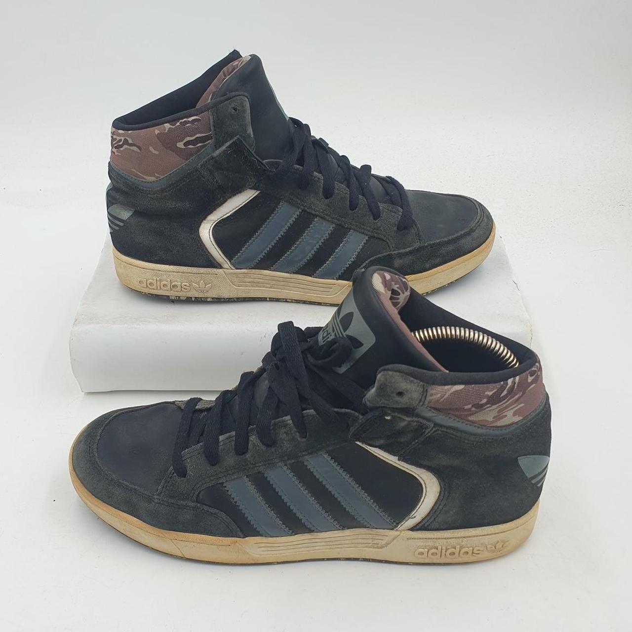 Adidas Hoops Hi Top Trainer Black Mens UK8 India... - Depop