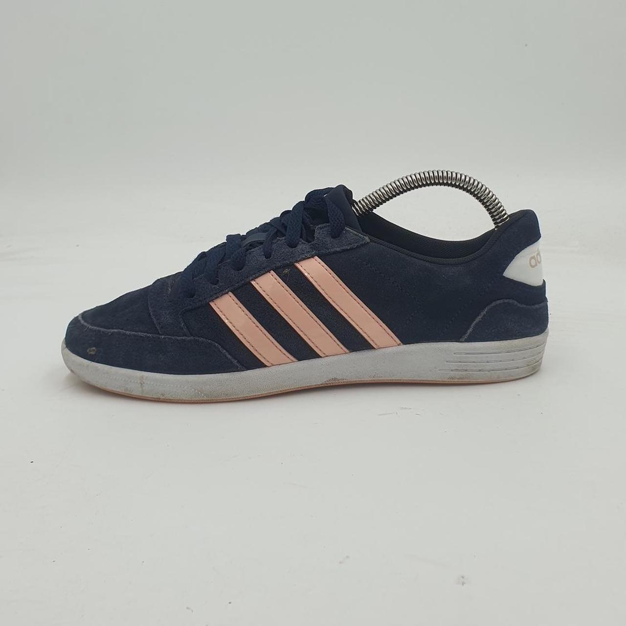 Adidas Hoops VL Trainer Navy Blue Womens UK6 Vietnam... - Depop