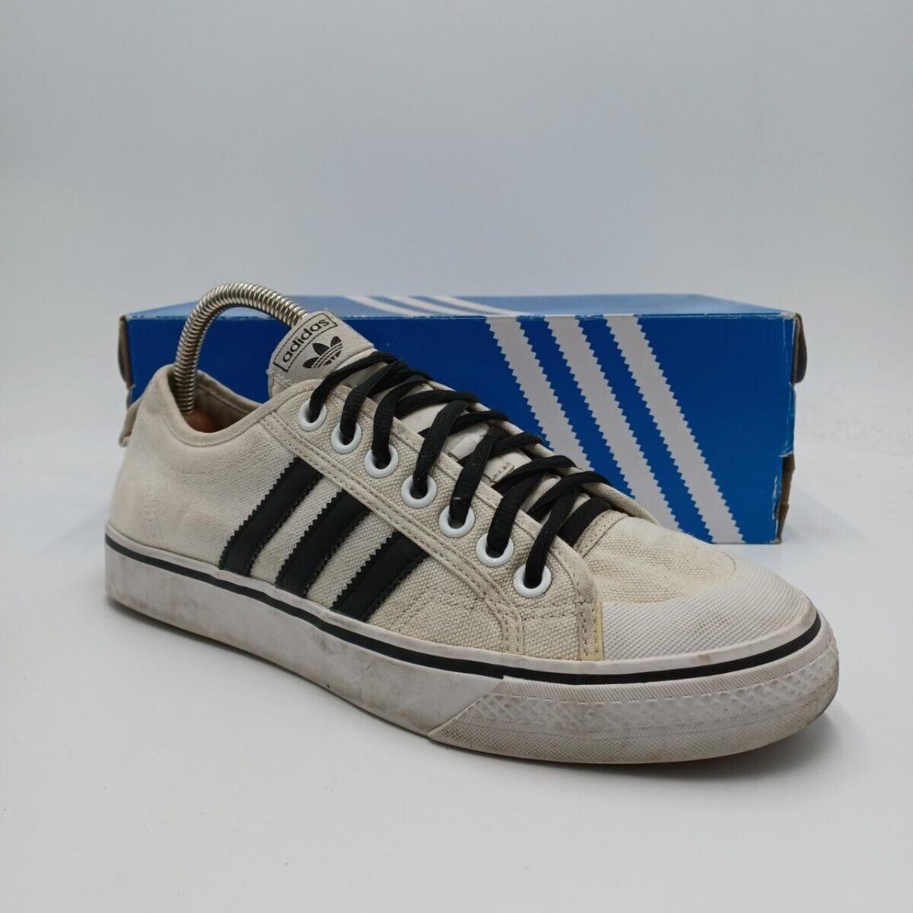 Adidas Nizza Trainer White UK9 Low Mens 2019 CQ2333... - Depop