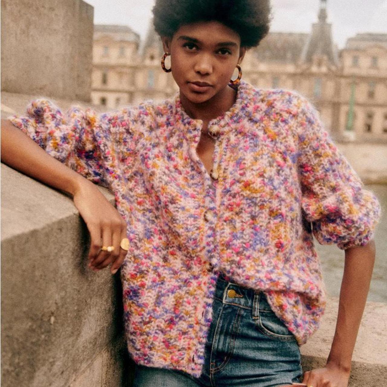 Sézane Emile Caridgan Sold out color, no longer... - Depop