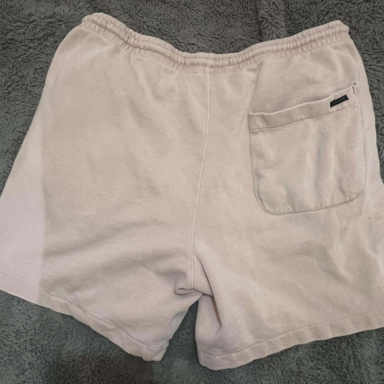 baby pink/salmon pacsun shorts • size small,... - Depop