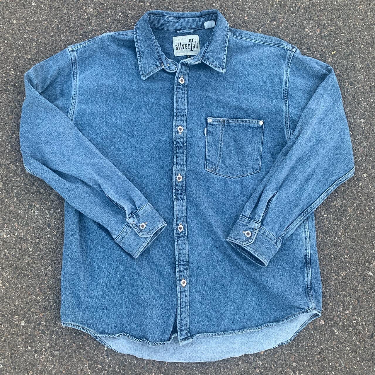 -90’s Silvertab Denim Jacket -Perfect condition, no... - Depop
