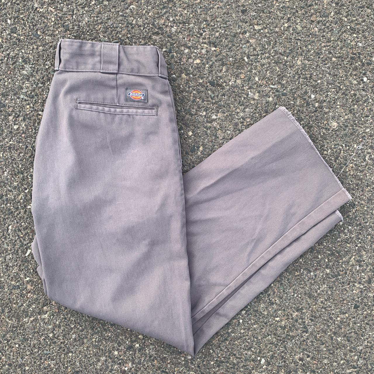 -Grey dickies work pants -Nice grey color -Some... - Depop