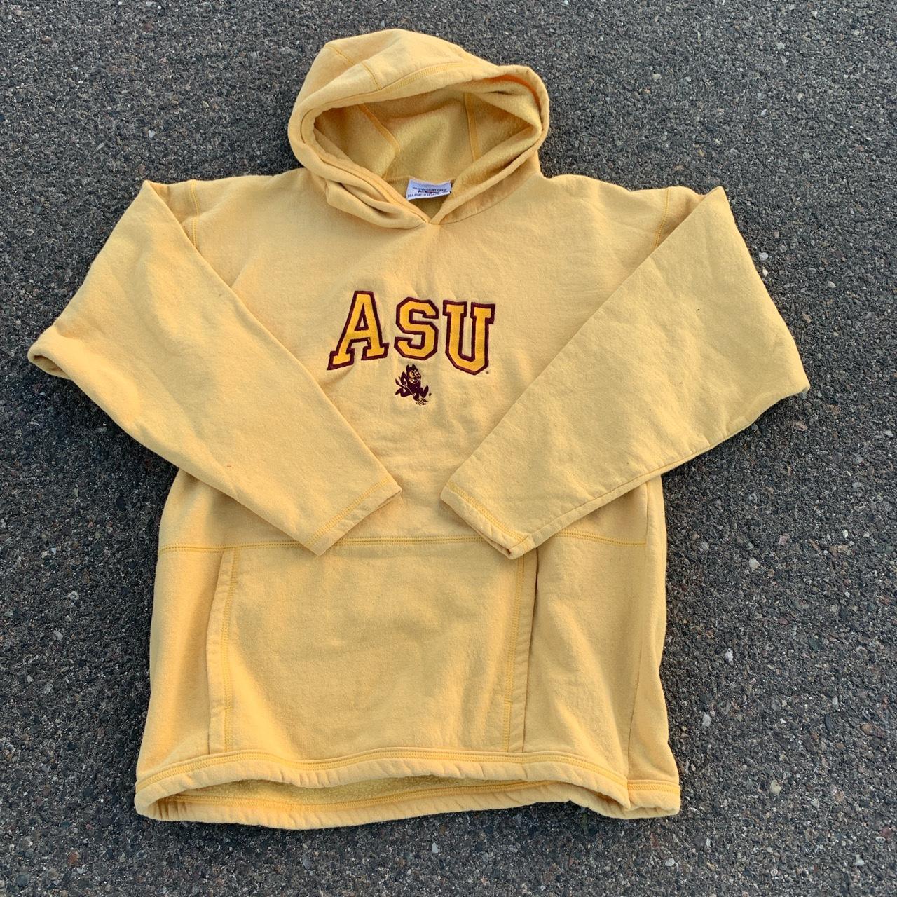-ASU embroidered hoodie -Vintage piece -Really nice... - Depop