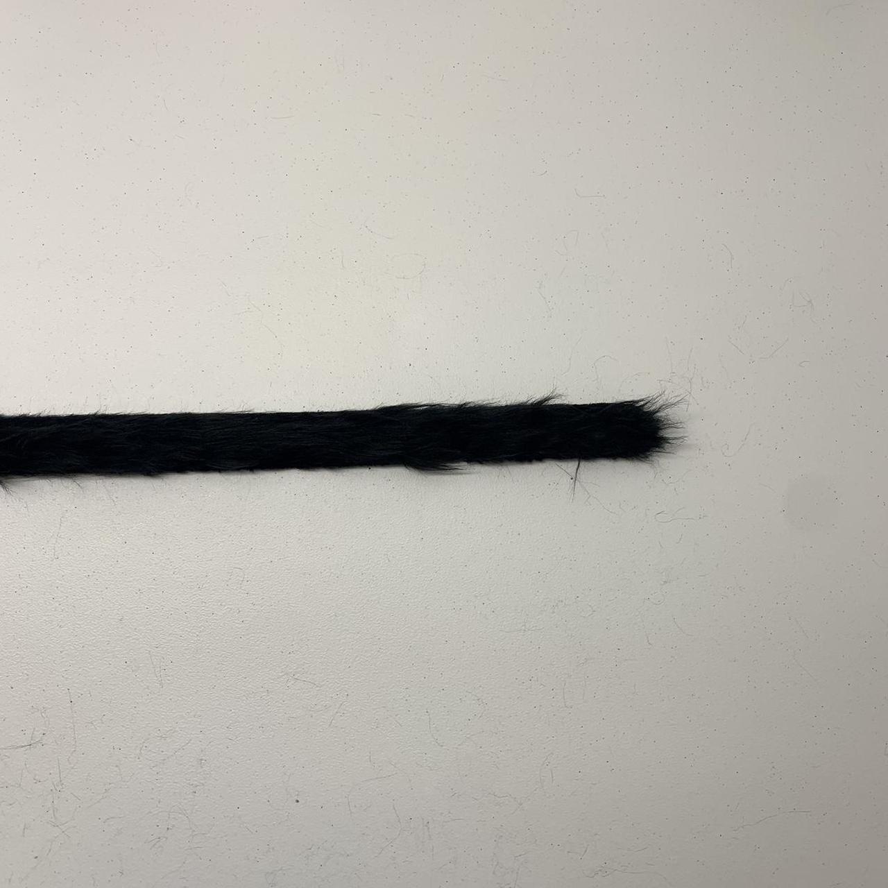 Half and Half Fur belt Faux Fur belt made by me Fits... - Depop