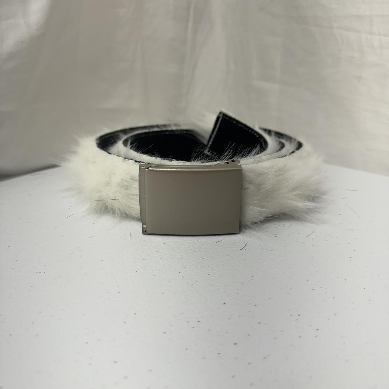 Fur belt Faux Fur belt made by me Fits 28-38... - Depop