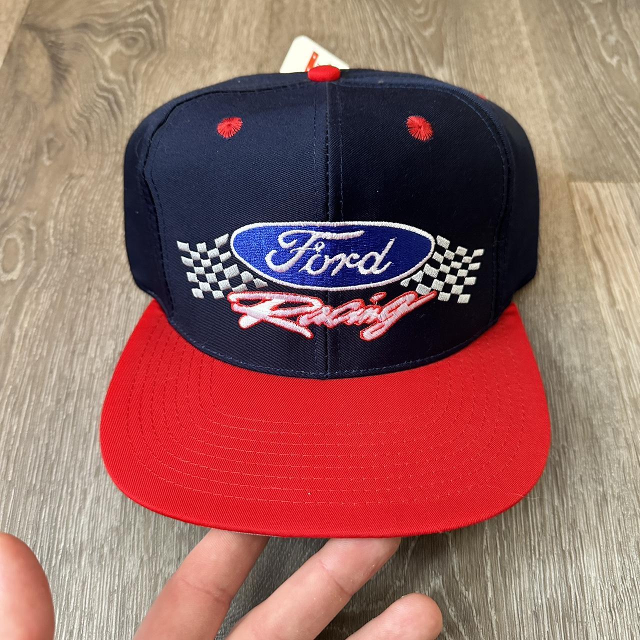 Vintage Ford Racing Hat -SnapBack- Preowned still... - Depop