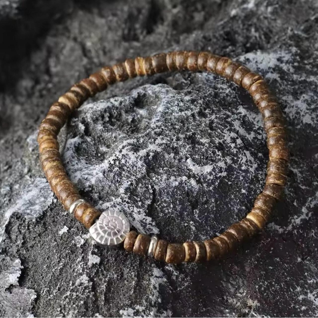 Handmade Beach Conch Anchor Braclet Wood Braslet... | Depop