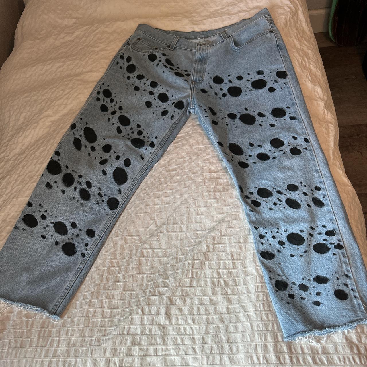 George regular fit pants size 36 waist cut to with... - Depop