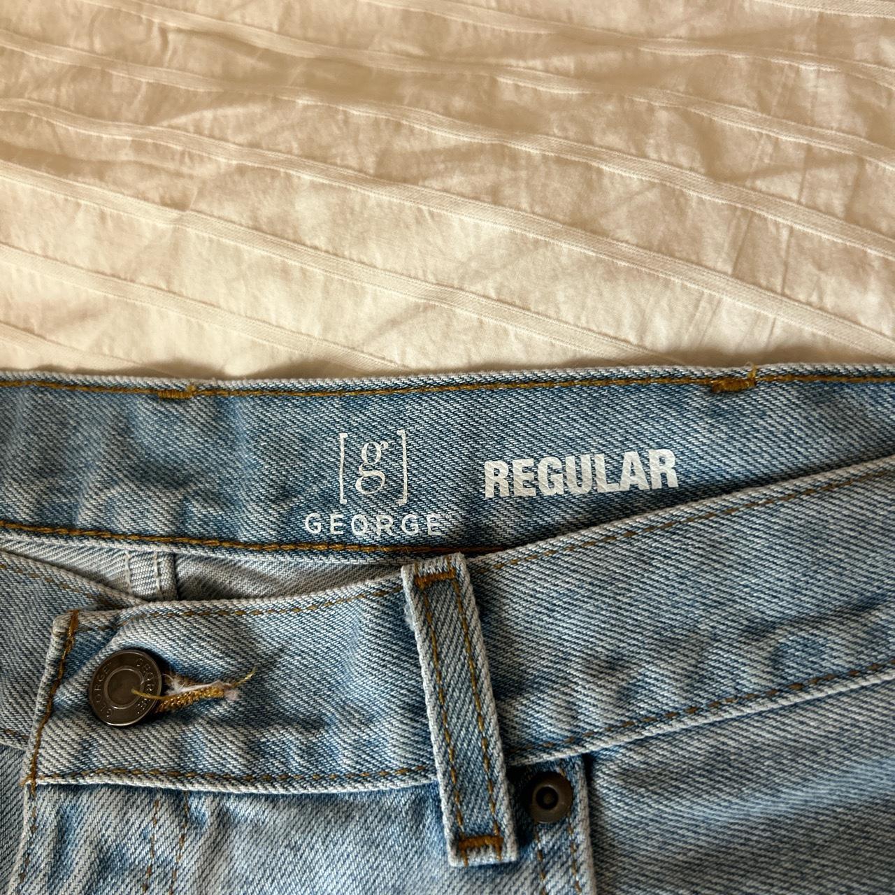 George regular fit pants size 36 waist cut to with... - Depop