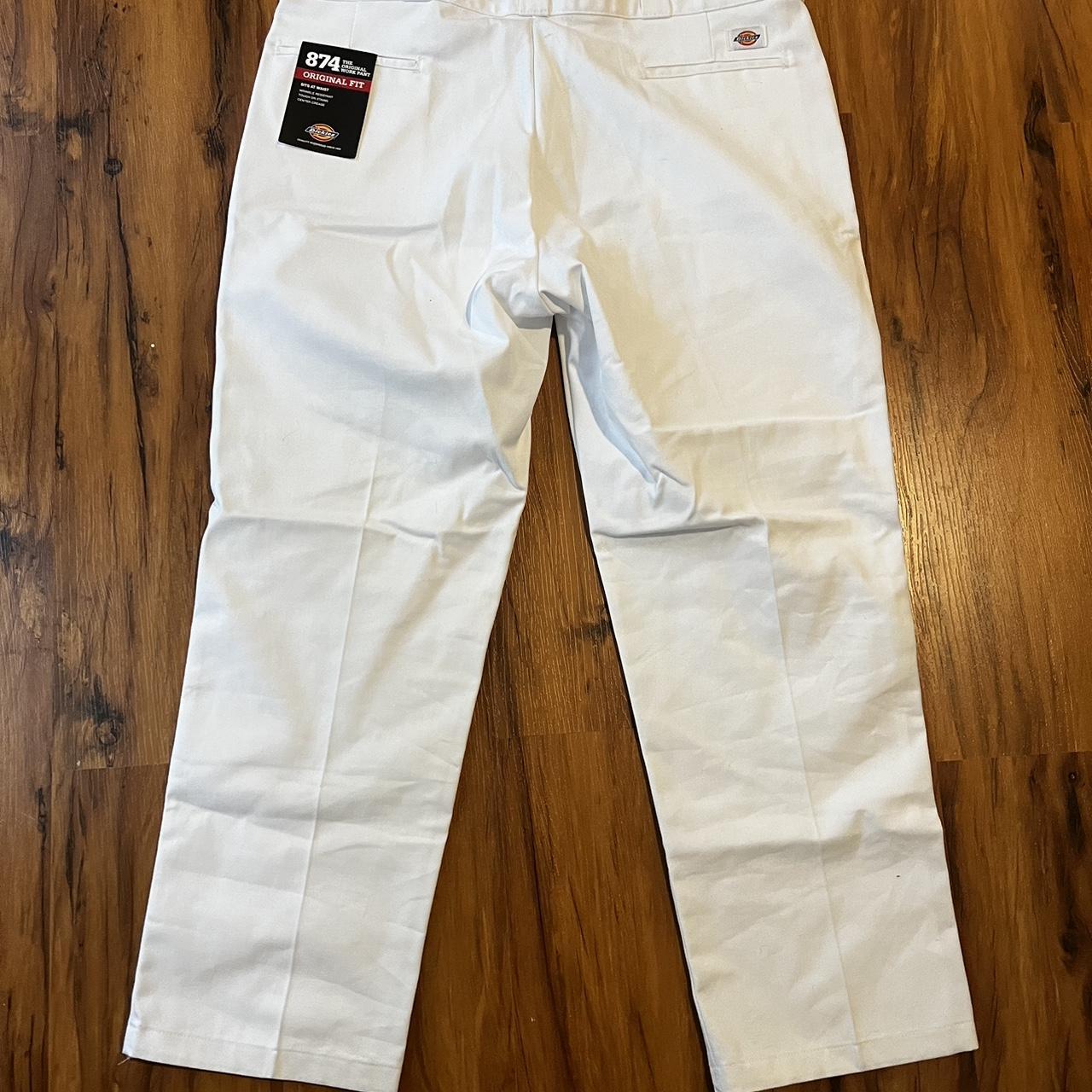White Dickies 874 Original Fit 42x30 NWT New with... - Depop