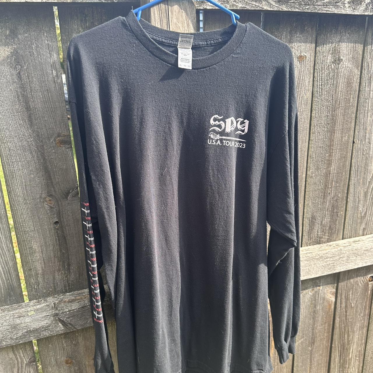 Spy punk/hardcore 2023 tour long sleeve Size: Men’s... - Depop