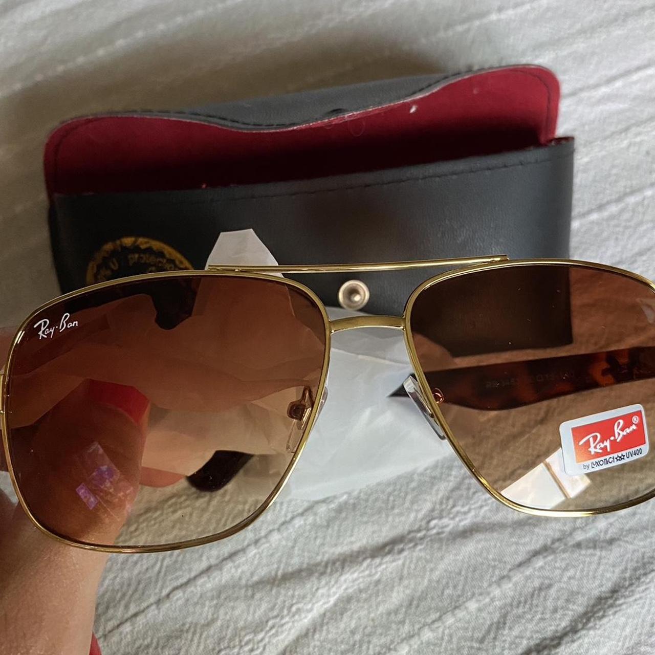Ray-Bans ️ comes with original ray-ban microfiber... - Depop