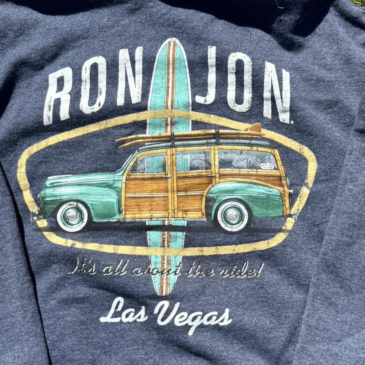 Ron Jon Las Vegas Hoodie - Navy | Depop