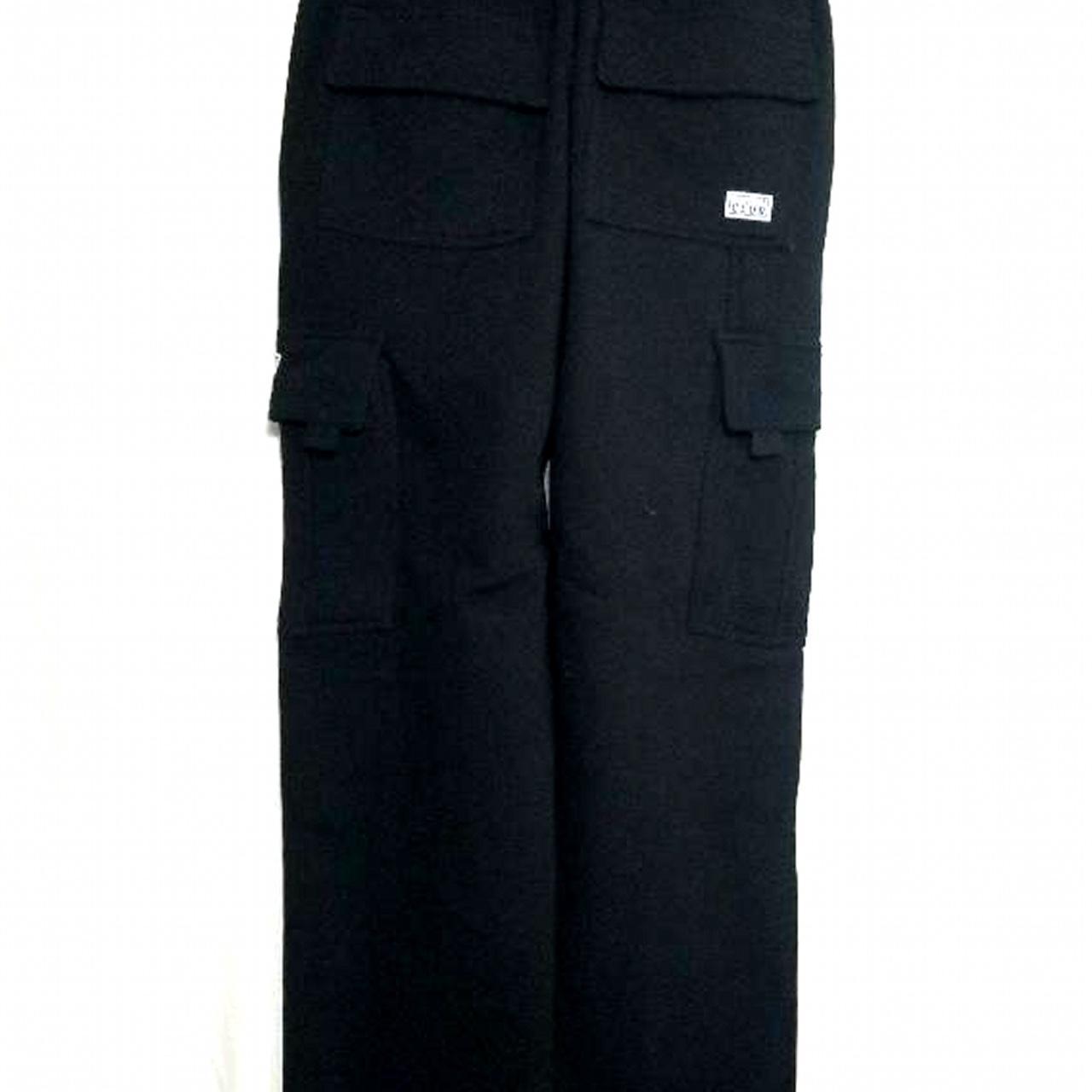 Black heavyweight pro club cargo sweats size xxl - Depop