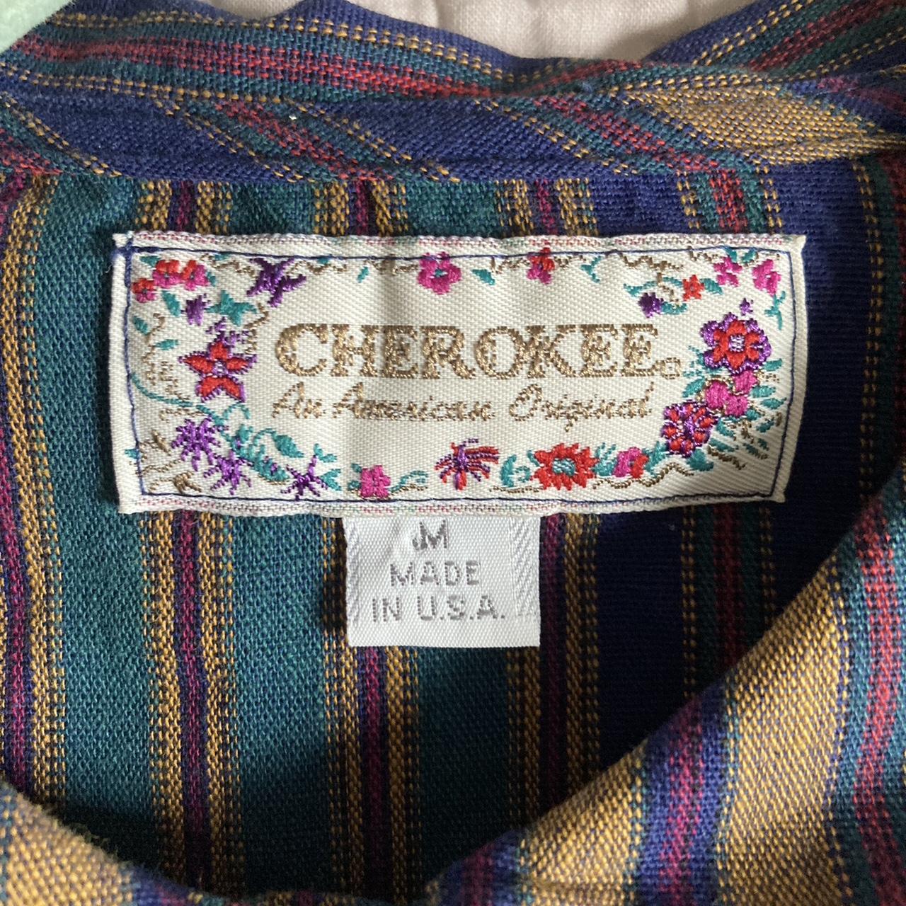 Gorgeous vintage Cherokee stripped blouse. Beautiful... - Depop