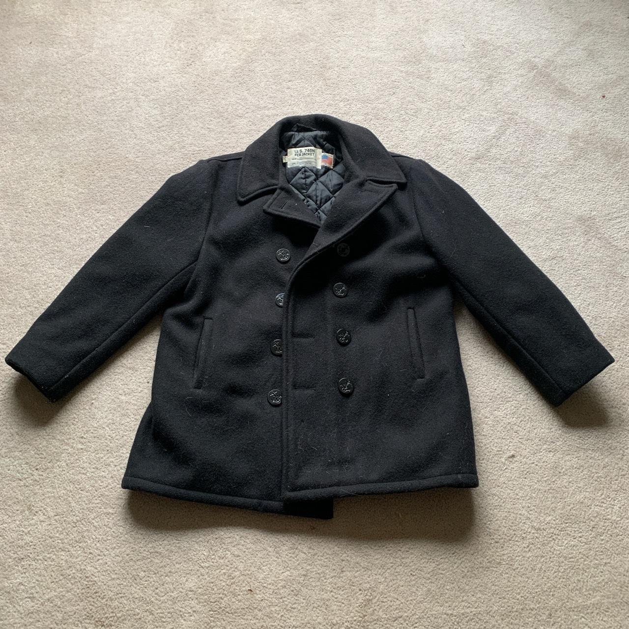 Vintage pea coat jacket. Made in the USA. Size 18.... - Depop