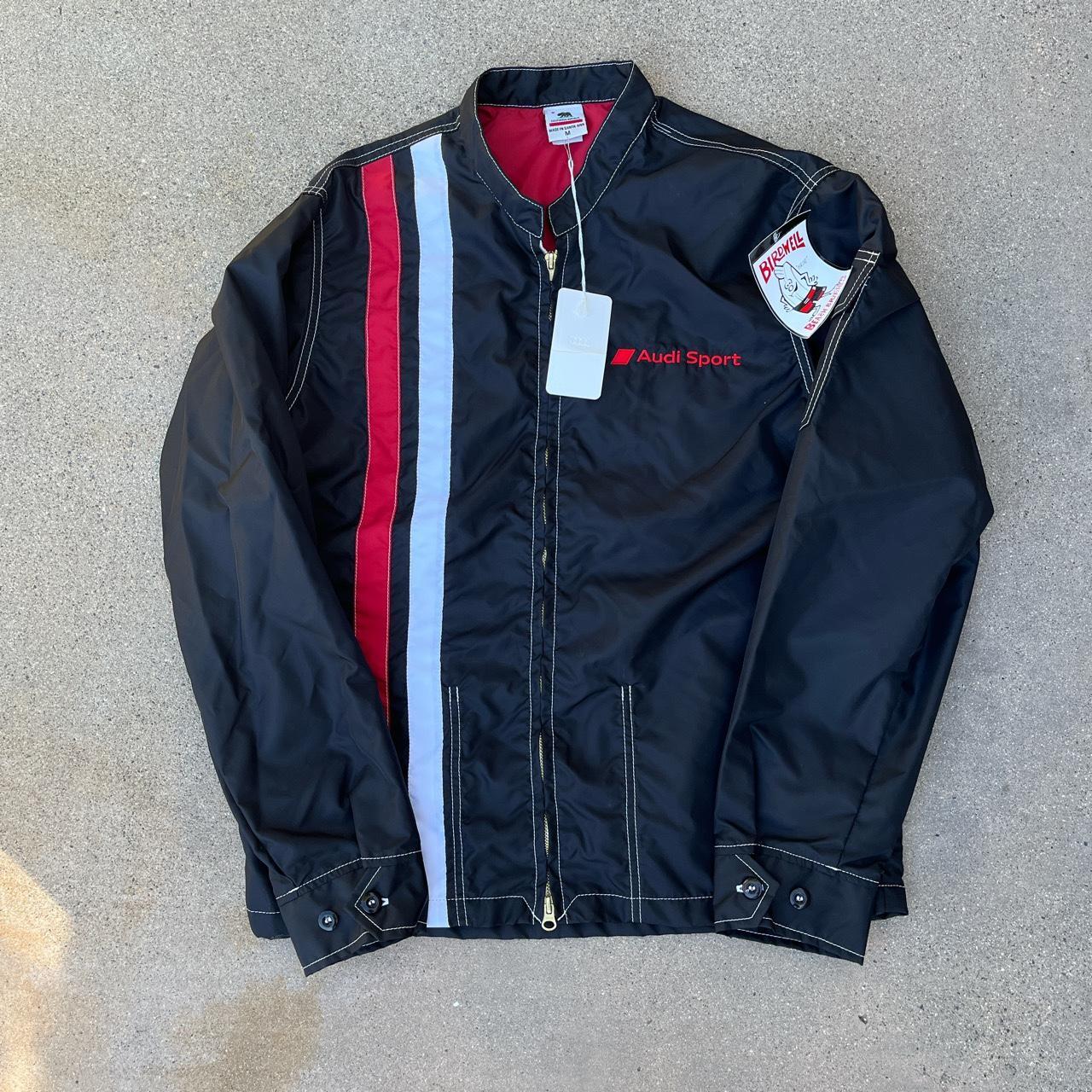 90s Crazy Audi Sport Jacket. Made by Birdwell Beach... - Depop