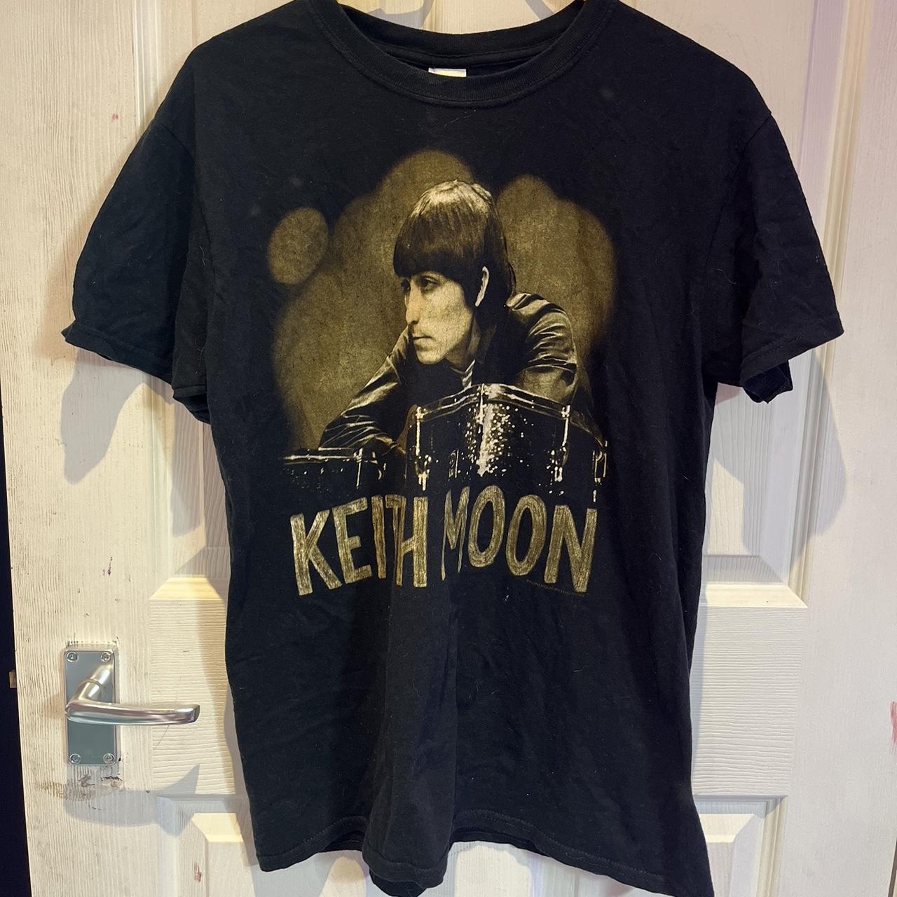Keith Moon S Black t shirt #bandtees #thewho - Depop