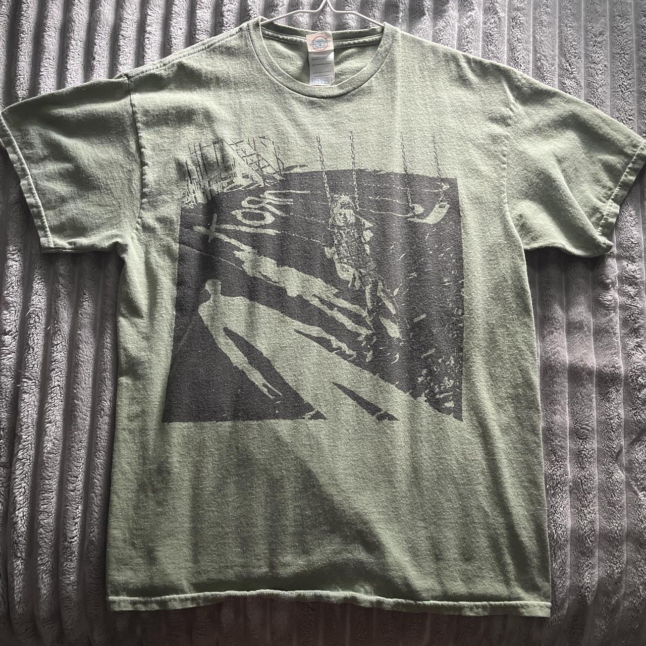 Green Y2K Korn shirt From hot topic Worn once Size... - Depop