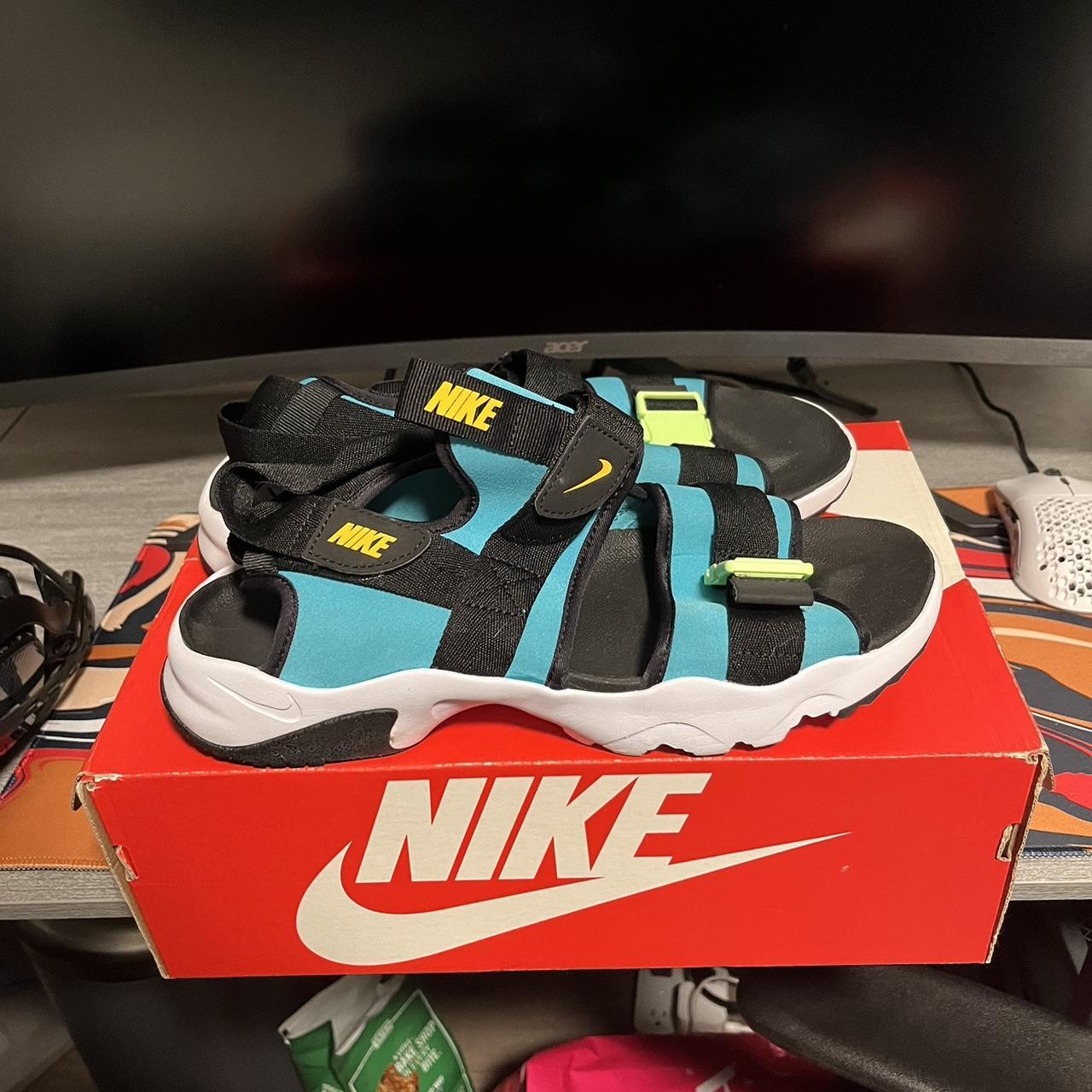 Nike Canyon Sandal - Oracle Aqua Men’s Size 11.... - Depop