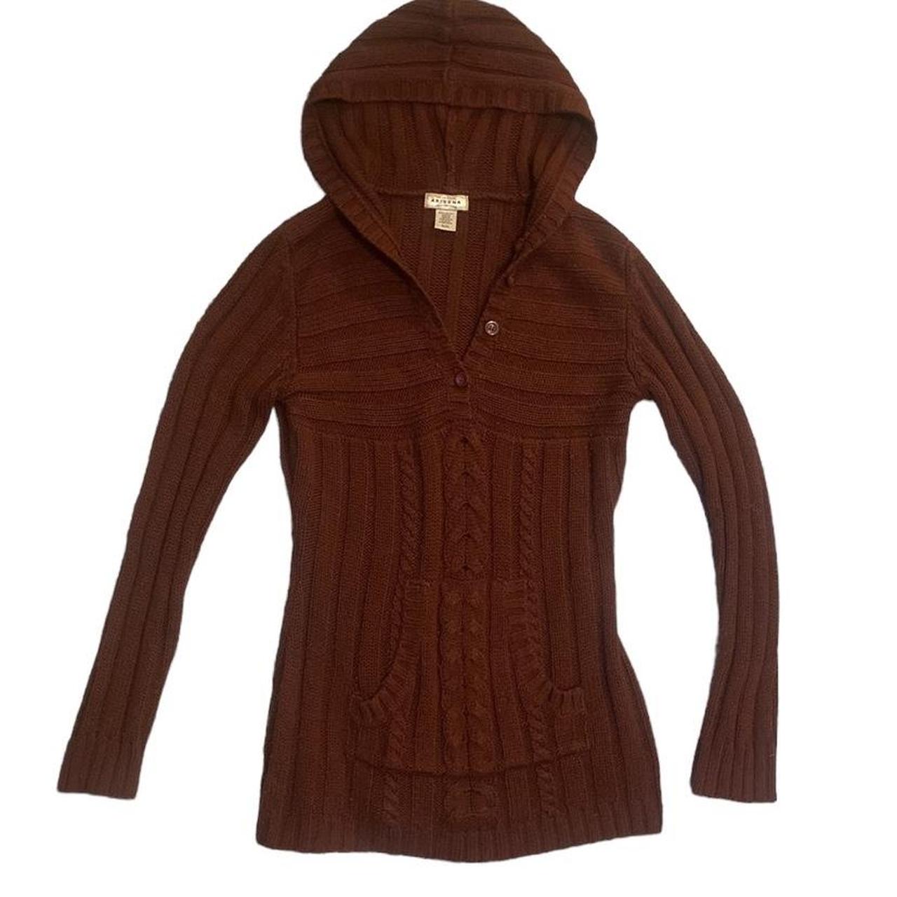 super cute maroon knitted sweater - Depop