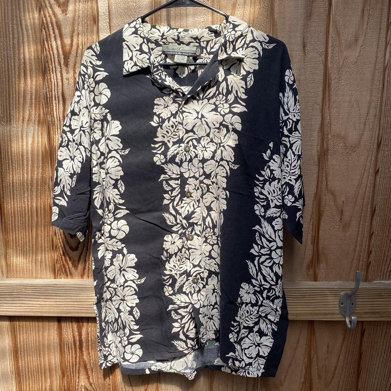 Pineapple connection button down Size: large //... - Depop