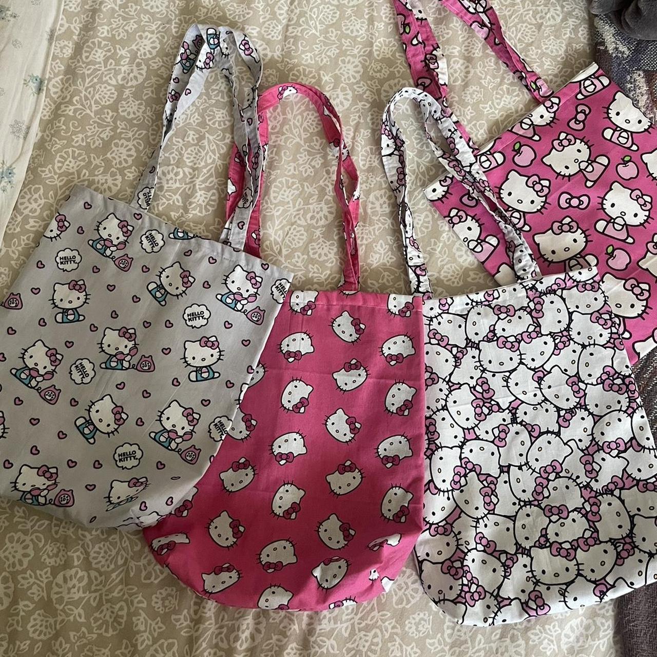 Handmade Hello Kitty Tote Bag $20 each - Depop