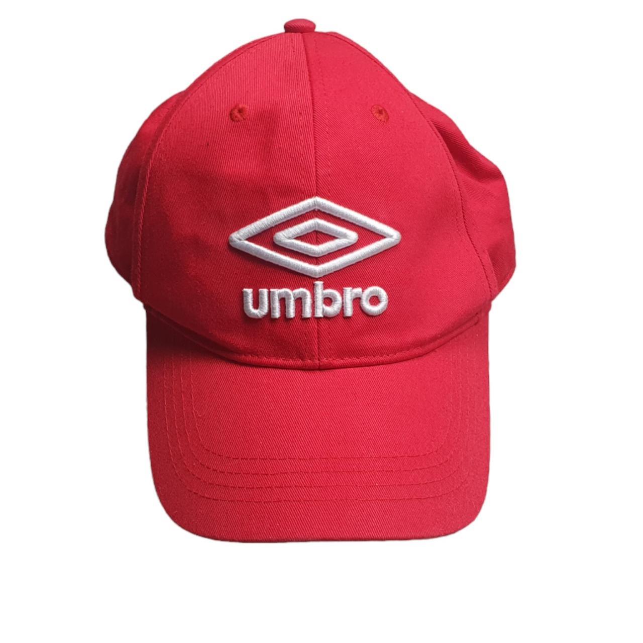 Umbro Red Vintage Style Cap One Size Condition in... | Depop