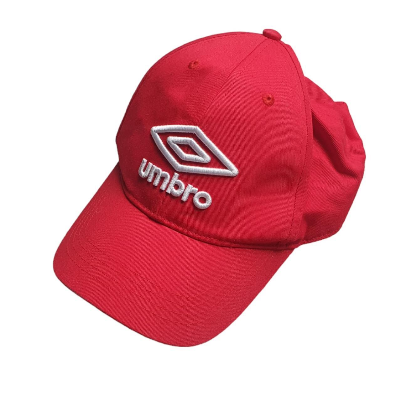 Umbro Red Vintage Style Cap One Size Condition in... | Depop