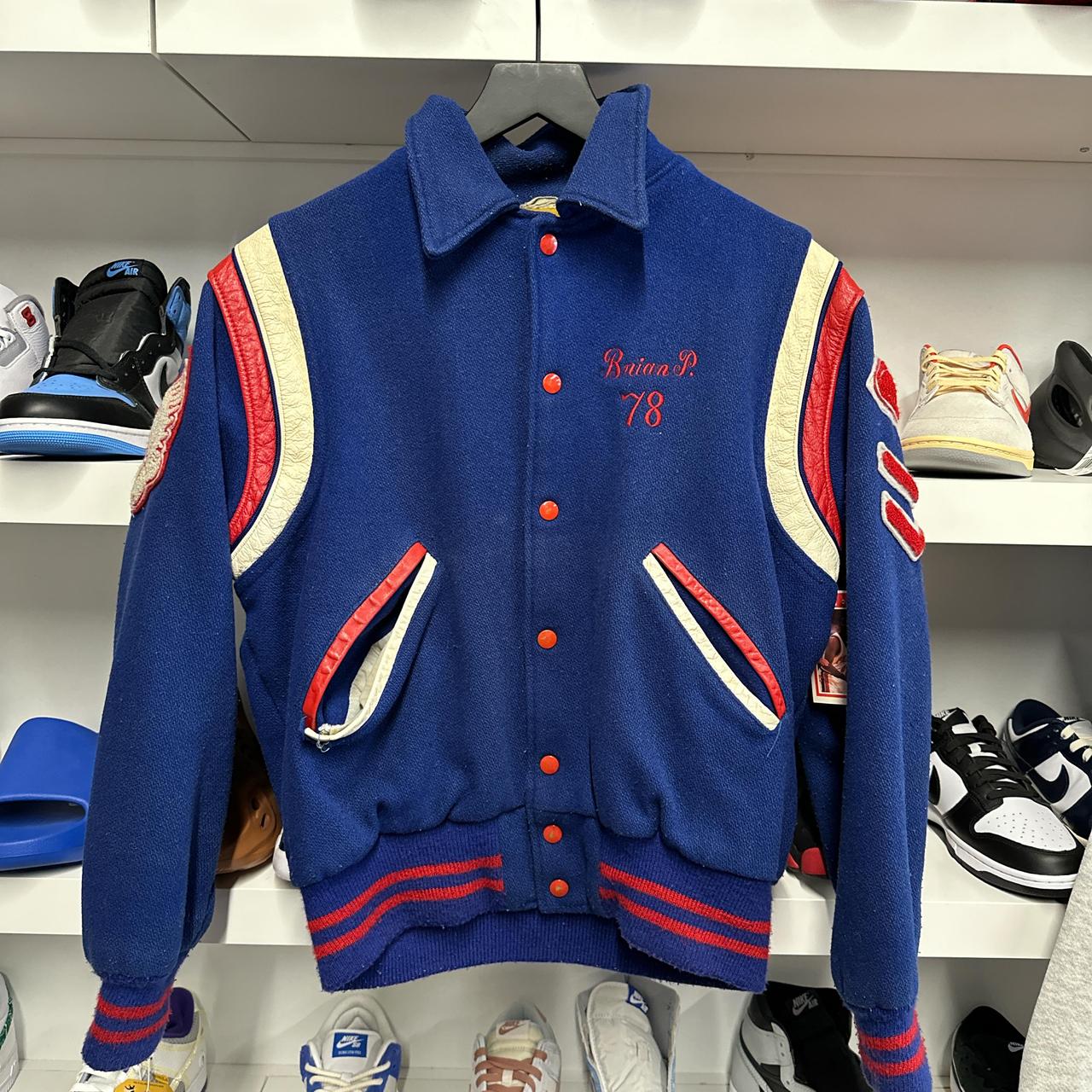 1978 Hoover varsity jacket faded tag fits like a... | Depop