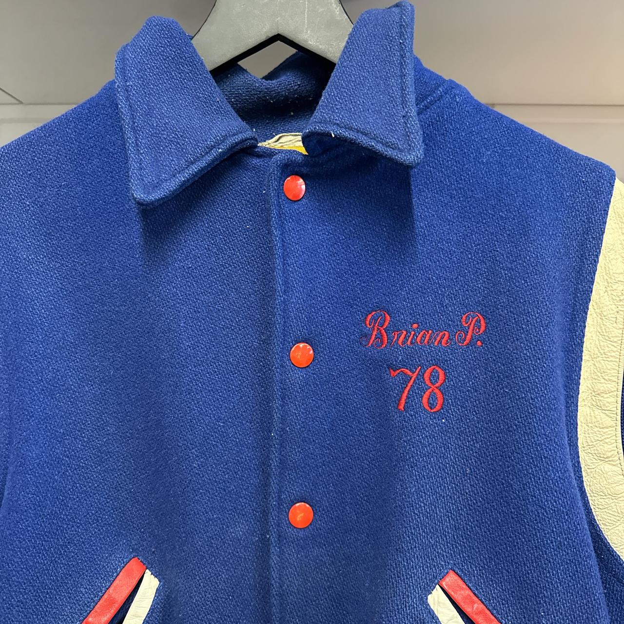 1978 Hoover varsity jacket faded tag fits like a... | Depop