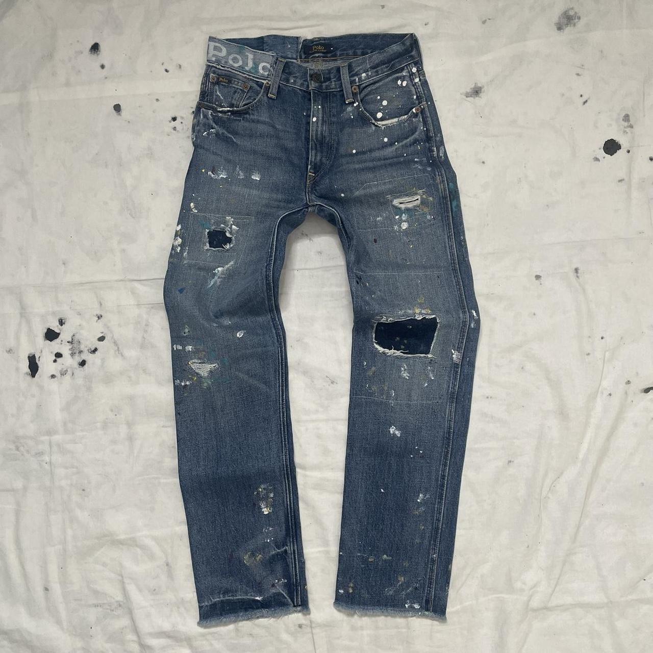 Ralph Lauren thrashed jeans 📏 Waist - 26" 📏 Length... - Depop