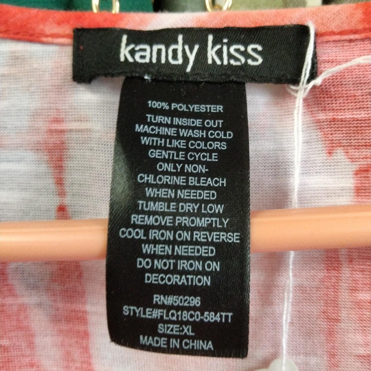 Kandy Kiss tie dye pineapple top, size XL, 100%... - Depop