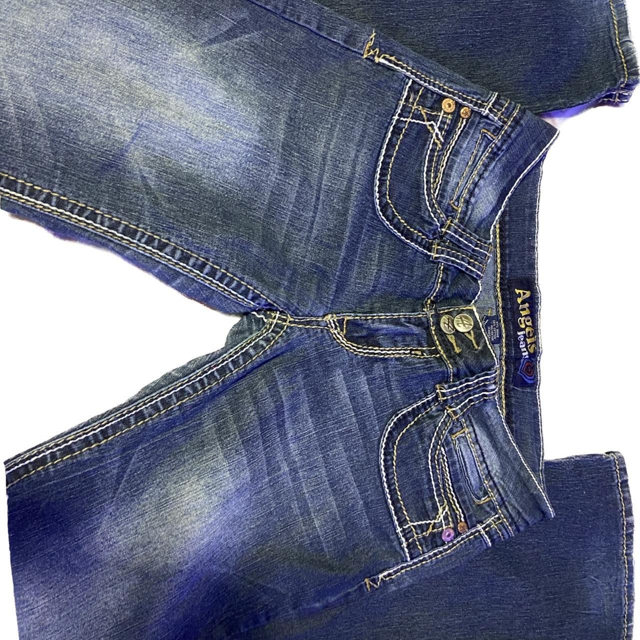 Angels jeans!! size 9 slightly worn on... - Depop