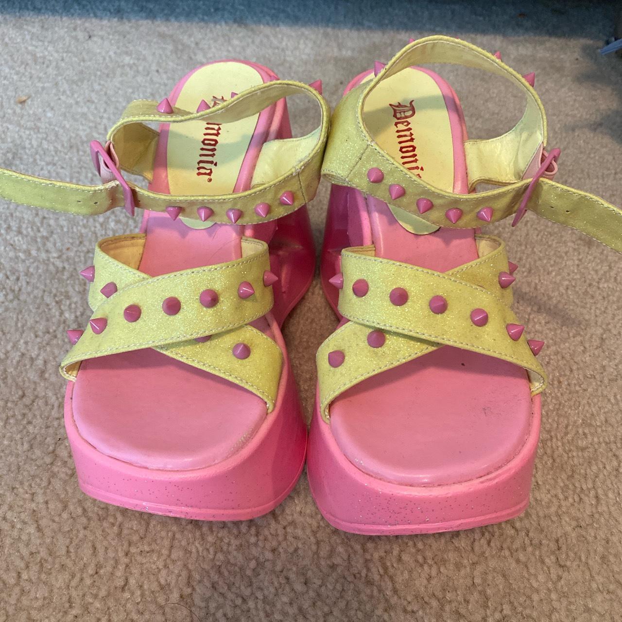 Demonia dynamite-02 Worn and is a little dirty Some... - Depop