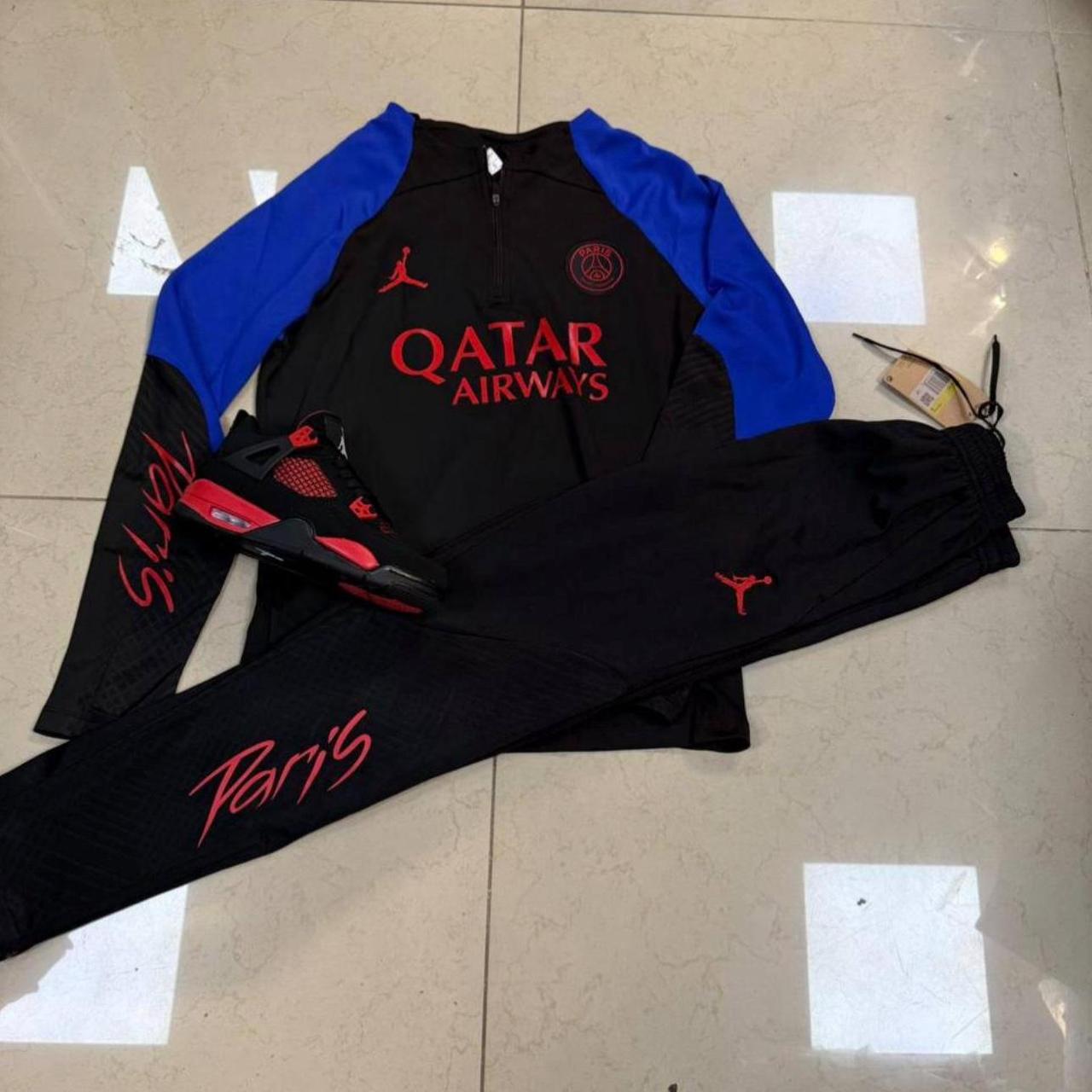 PSG Dry Fit Tracksuits In Pink,Blue,Yellow Colours... | Depop