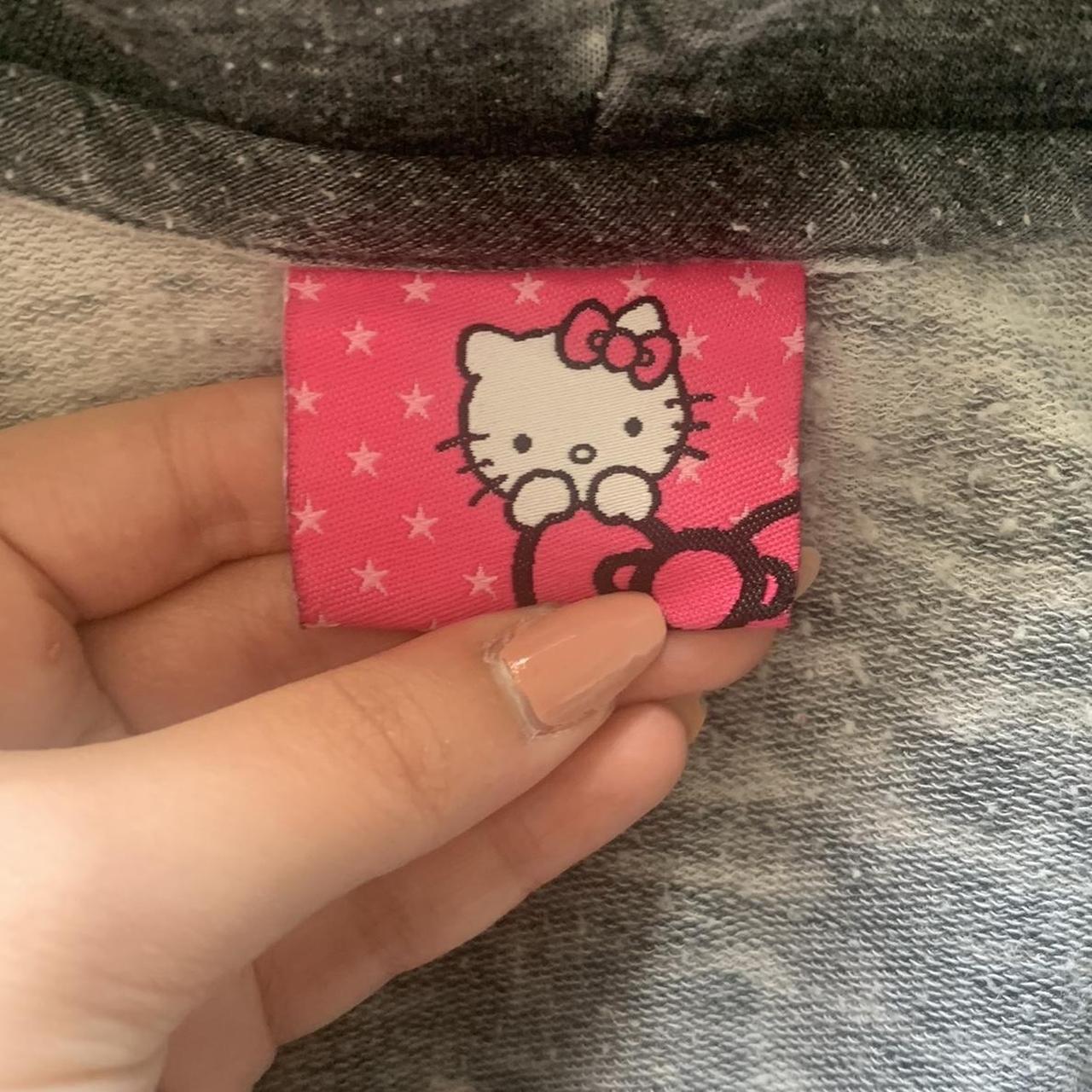 Hello Kitty Women's Grey and Pink Jacket | Depop
