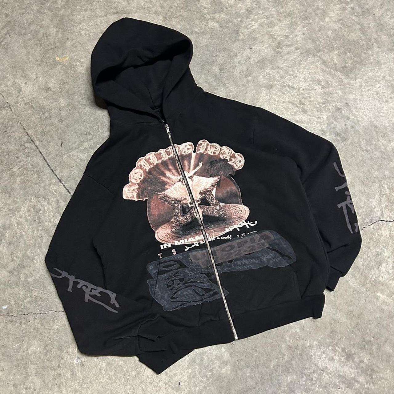 Travis Scott Utopia Rolling Loud Miami 2023 zip up... - Depop
