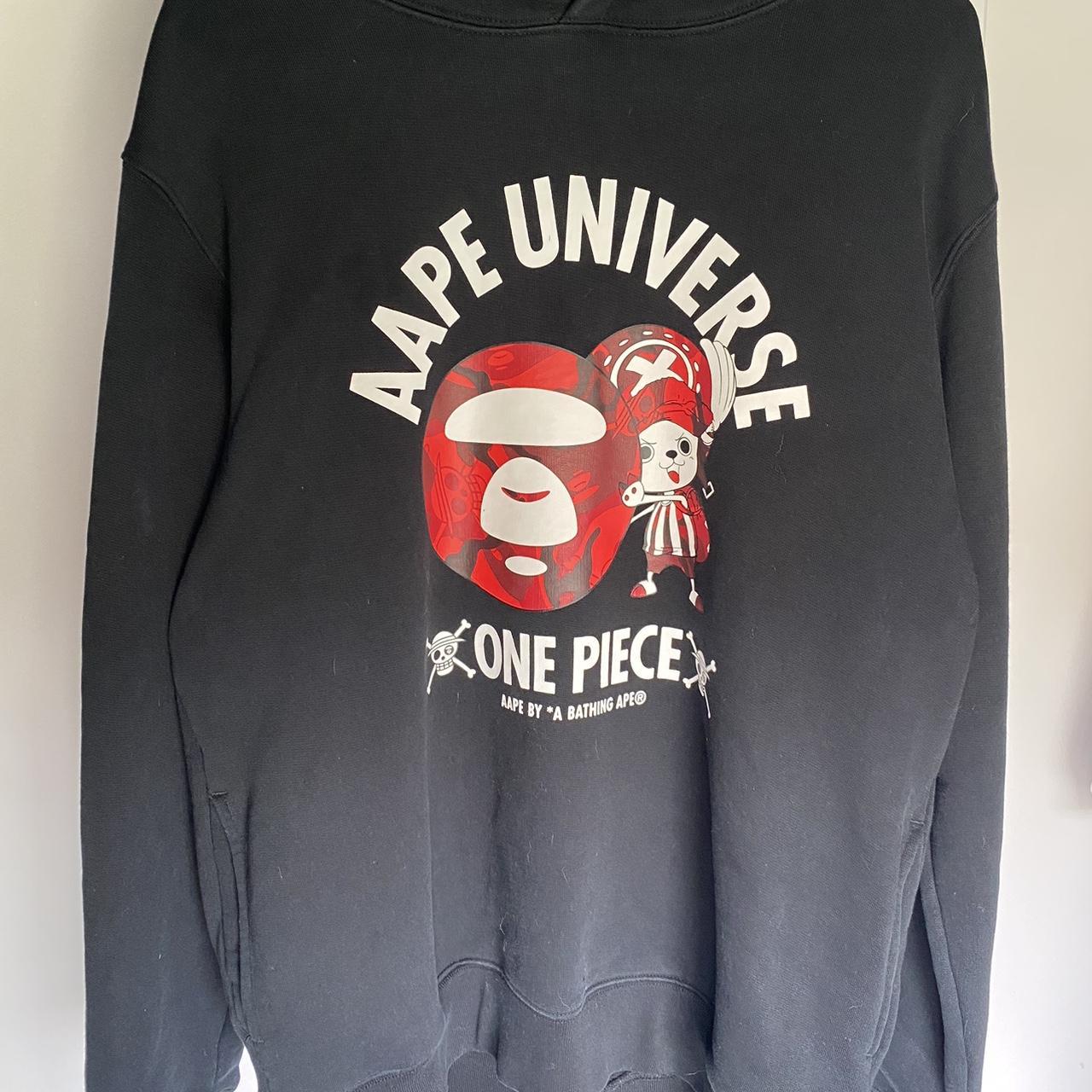 vintage aape universe x one piece hoodie, aape by a... - Depop