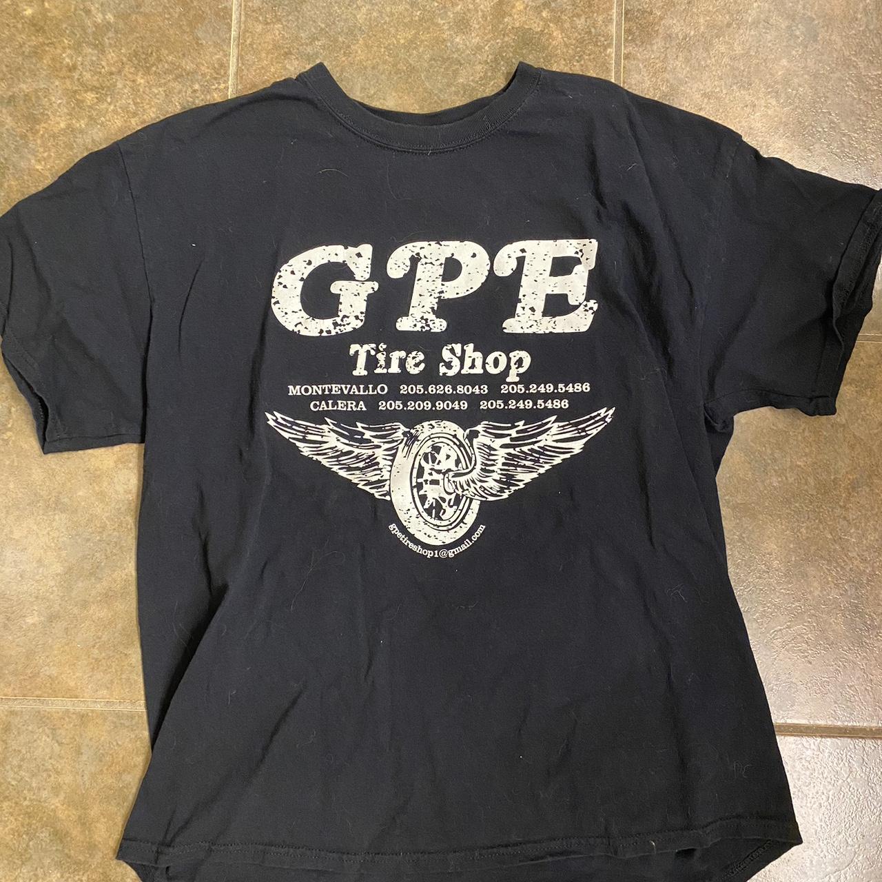 local mechanic shop shirt. XL #biker #motorsports - Depop