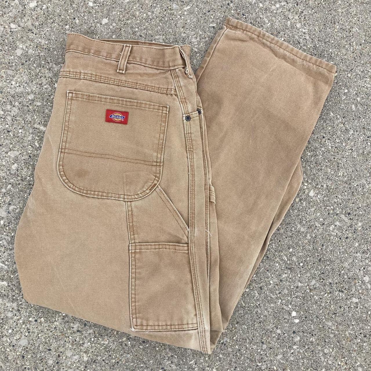 Vintage dickies carpenter work pants Size... - Depop