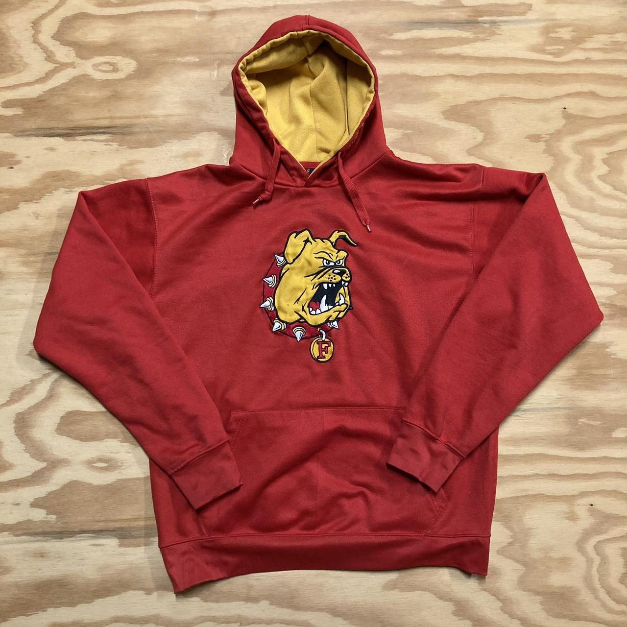 Ferris state university hoodie Size medium Pit to... - Depop