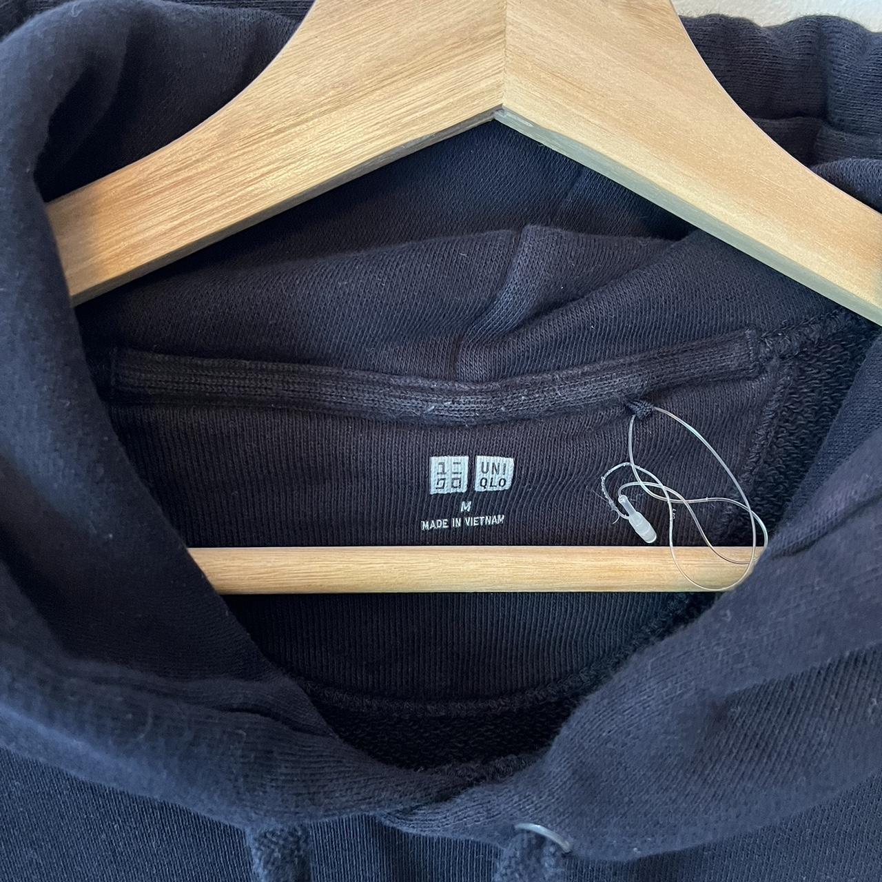 UNIQLO Men's Navy Hoodie | Depop