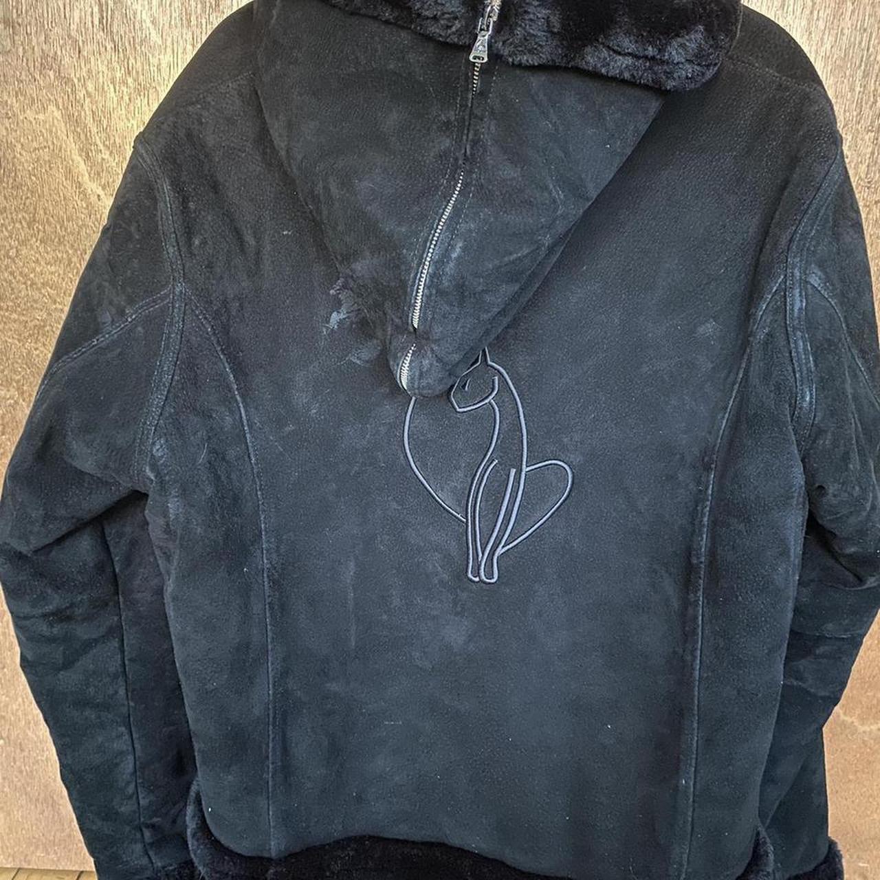 Authentic vintage baby phat suede jacket with zip... - Depop