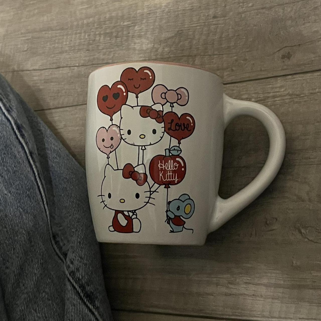 Large Hello Kitty Mug #sanrio #hellokitty #valentines - Depop