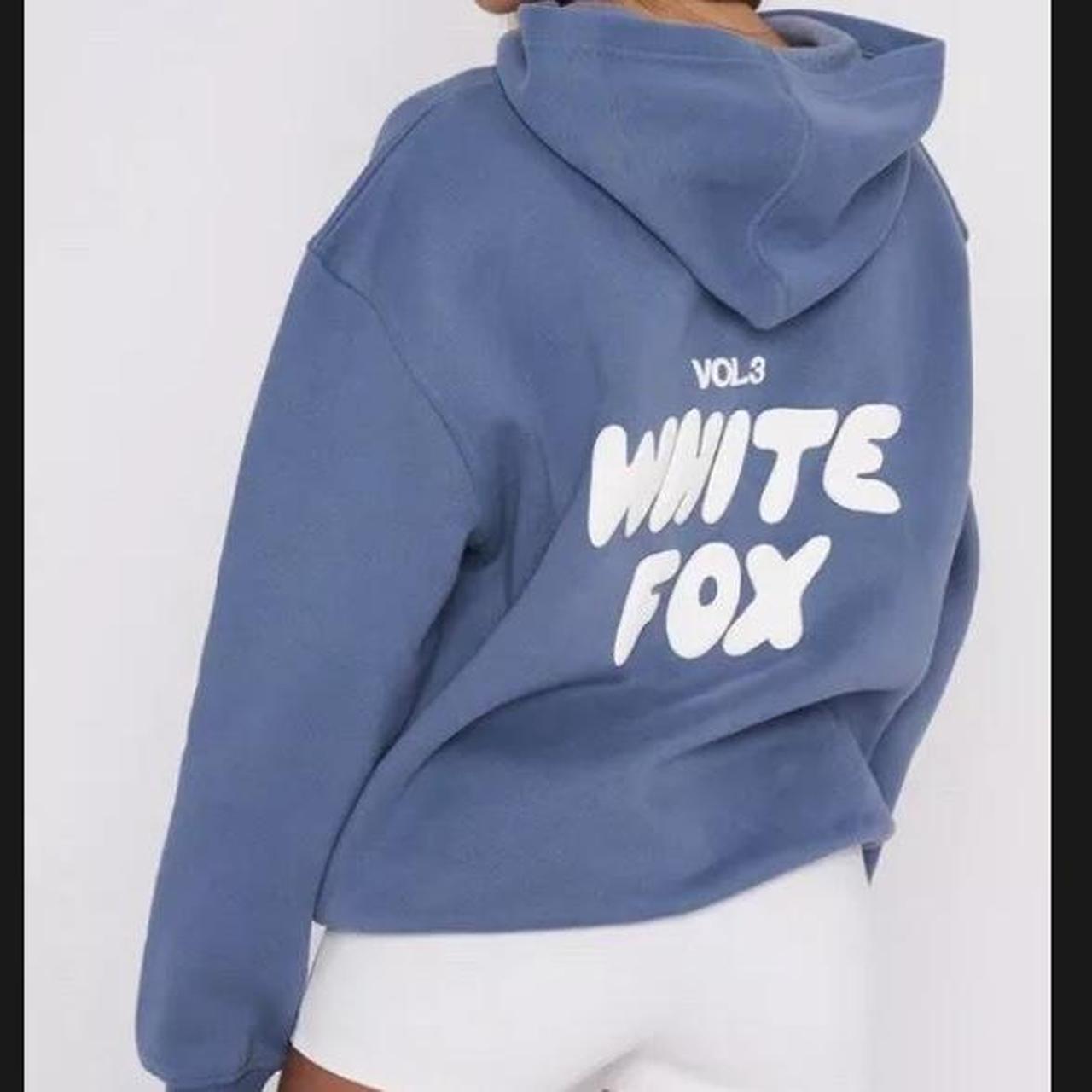 Blue white fox tracksuit , brand new. Oversized .... | Depop