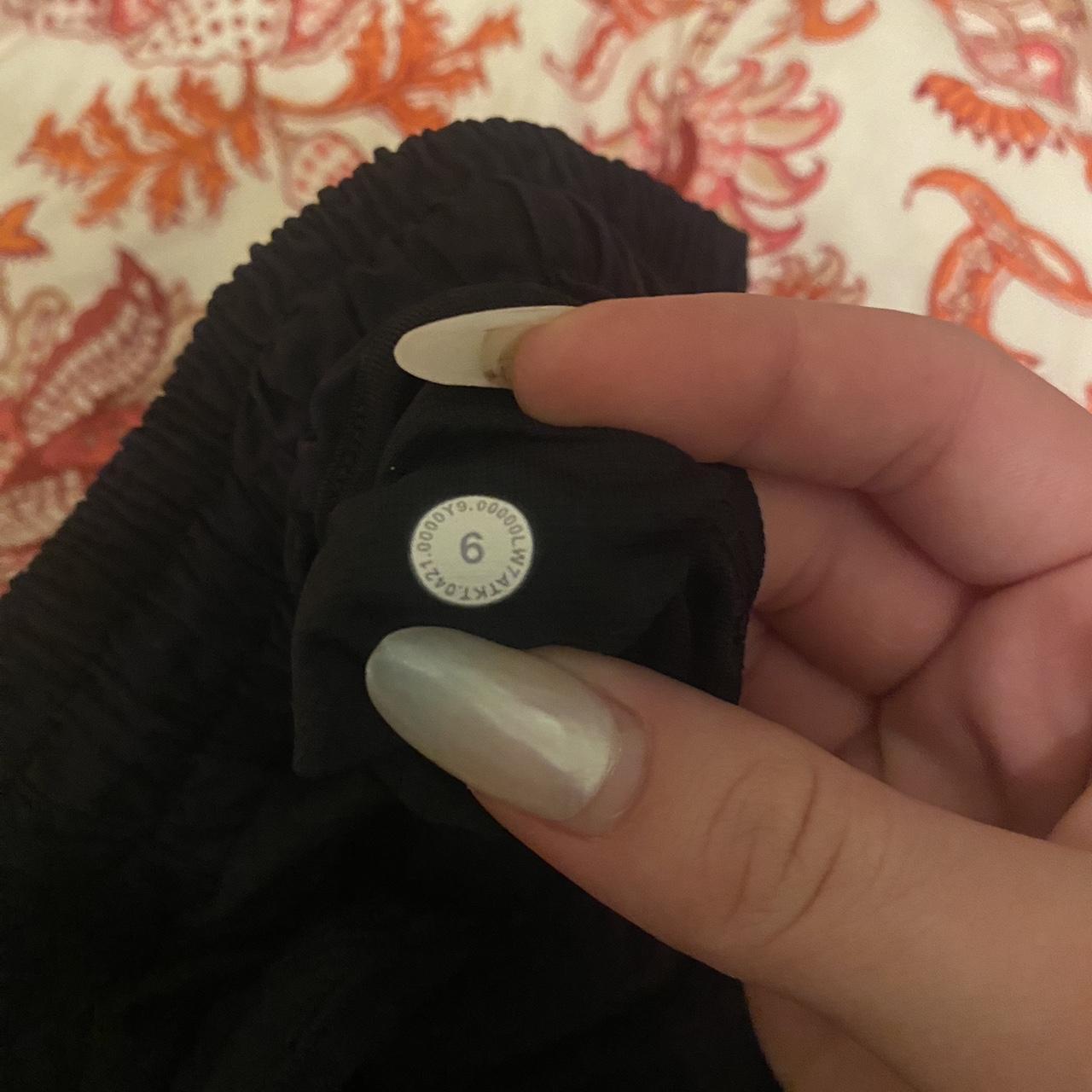 Black Camo Lululemon Shorts Size 6 Lr Long Slight Depop
