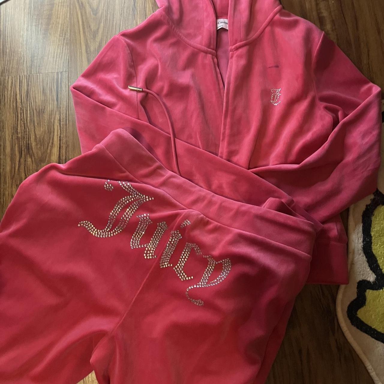 Juicy couture tracksuit set!! Worn twice but mint... - Depop